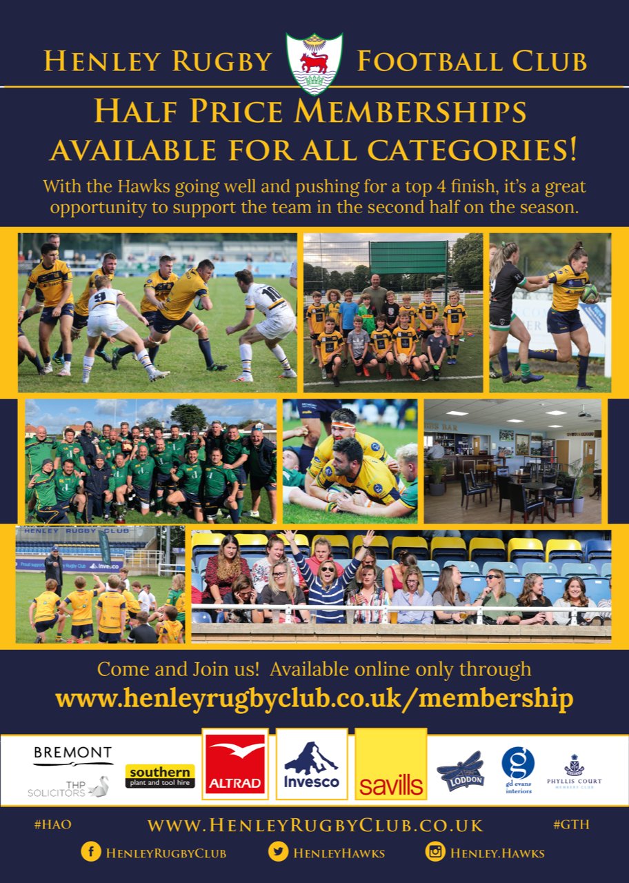 News - Henley Rugby Football Club