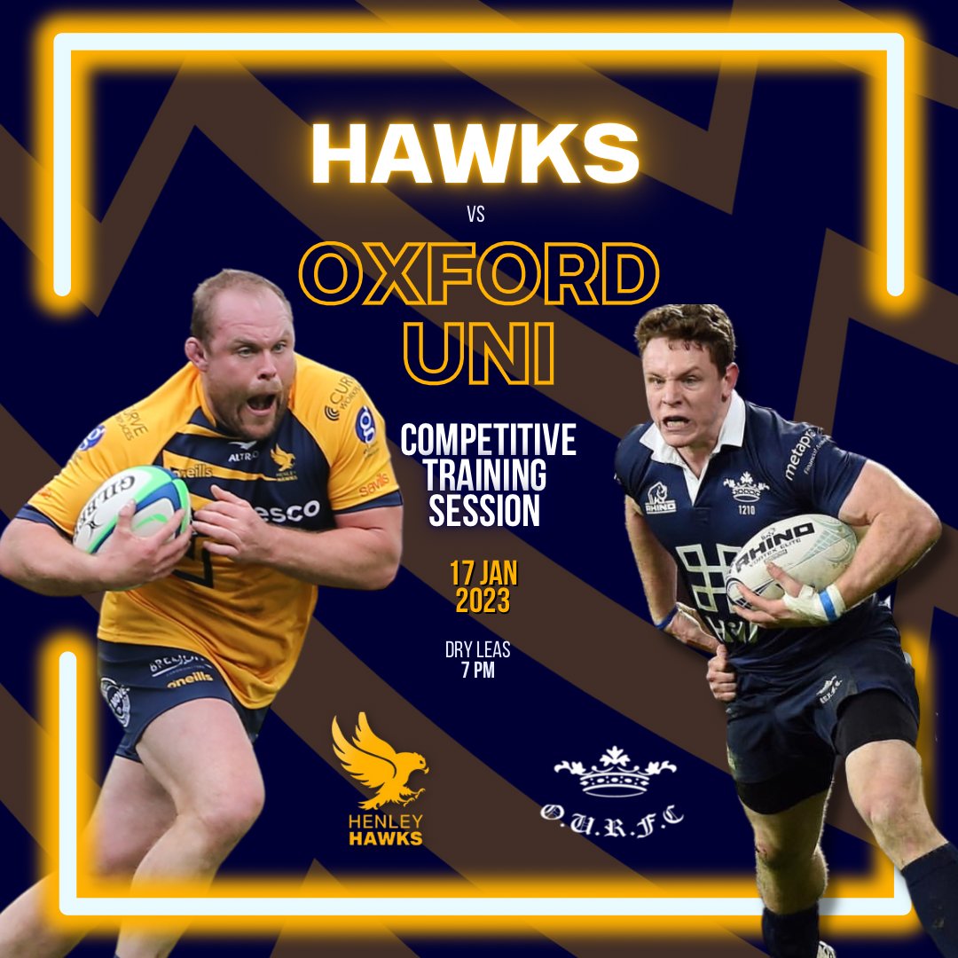 Hawks vs Oxford Uni - competitive training session